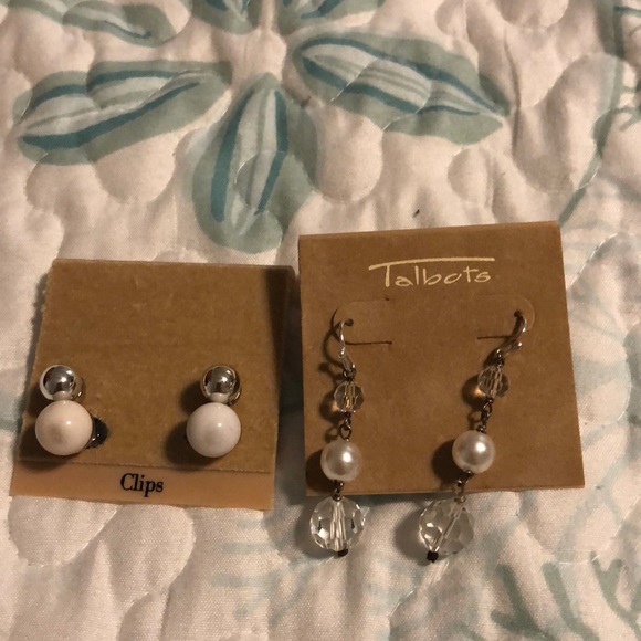 Talbots | Jewelry | 2 Pairs Of Talbots Earrings | Poshmark